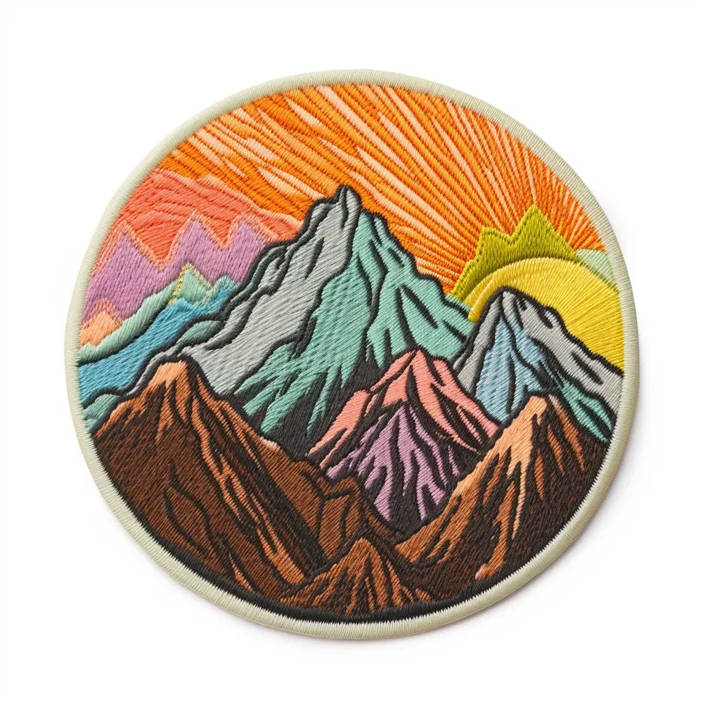 Vibrant Embroidery Patch Sewing Designs Midjourney Prompt | PromptBase