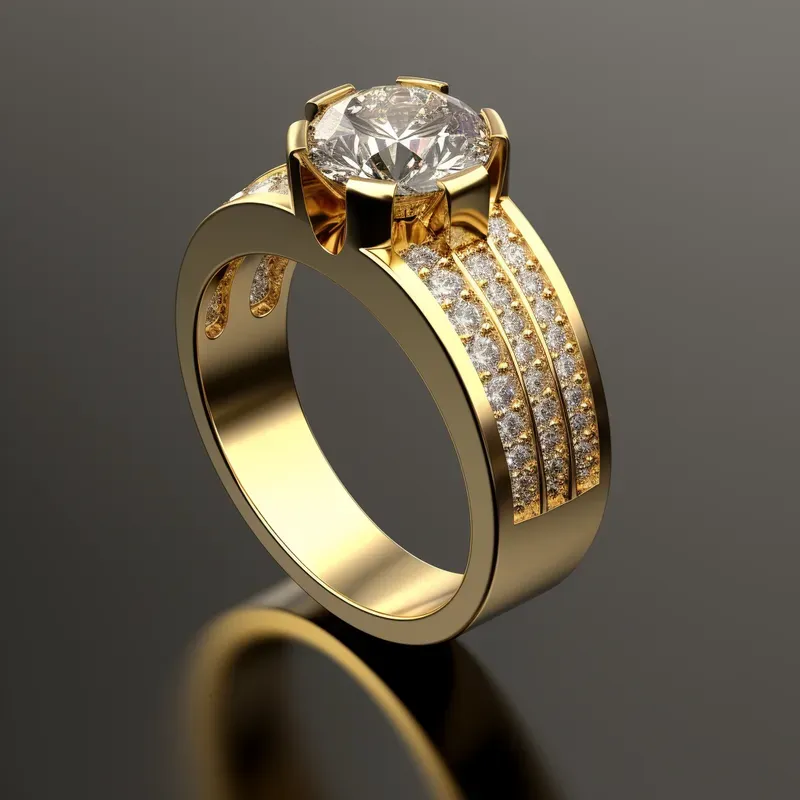 Realistic Ring Photography HD Jewelry 3D Midjourney Prompt | PromptBase