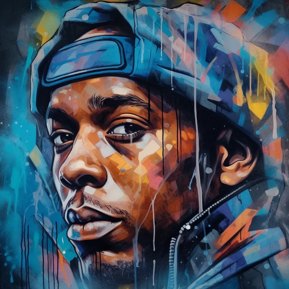 Graffiti Portraits Urban Street Art Murals Midjourney Prompt | PromptBase