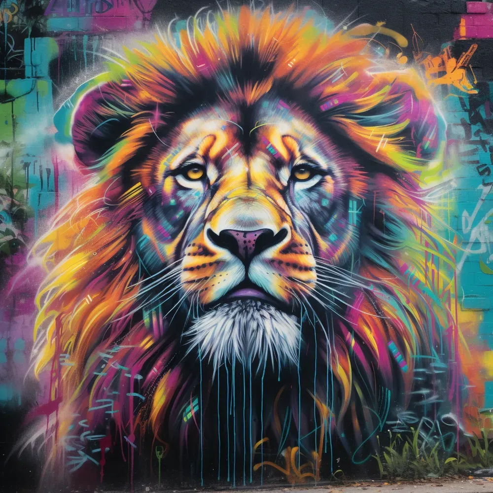 Graffiti Portraits Urban Street Art Murals Midjourney Prompt | PromptBase