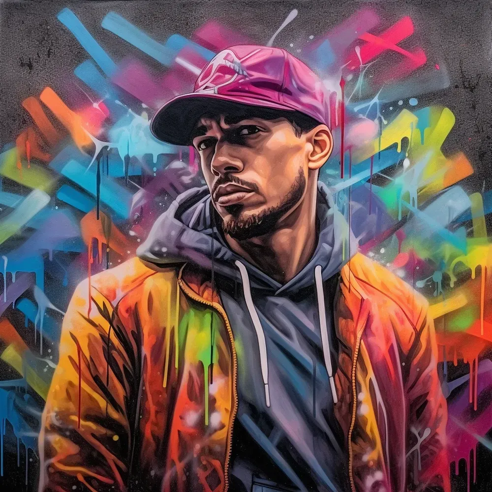 Graffiti Portraits Urban Street Art Murals Midjourney Prompt | PromptBase