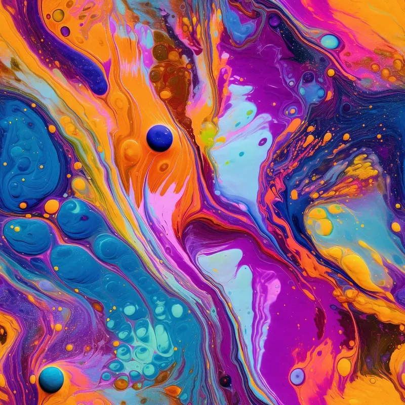 Abstract Acrylic Pour Paintings Liquids HD Midjourney Prompt | PromptBase