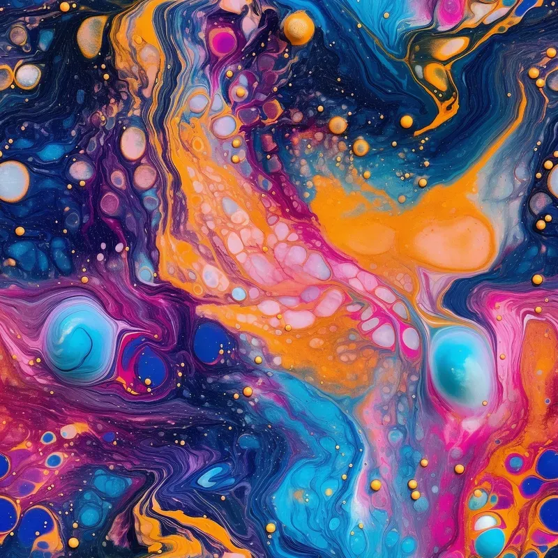 Abstract Acrylic Pour Paintings Liquids HD Midjourney Prompt | PromptBase