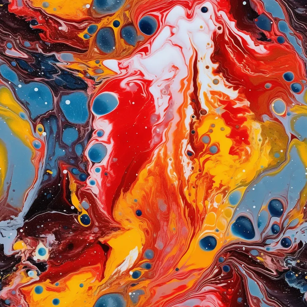 Abstract Acrylic Pour Paintings Liquids HD Midjourney Prompt | PromptBase