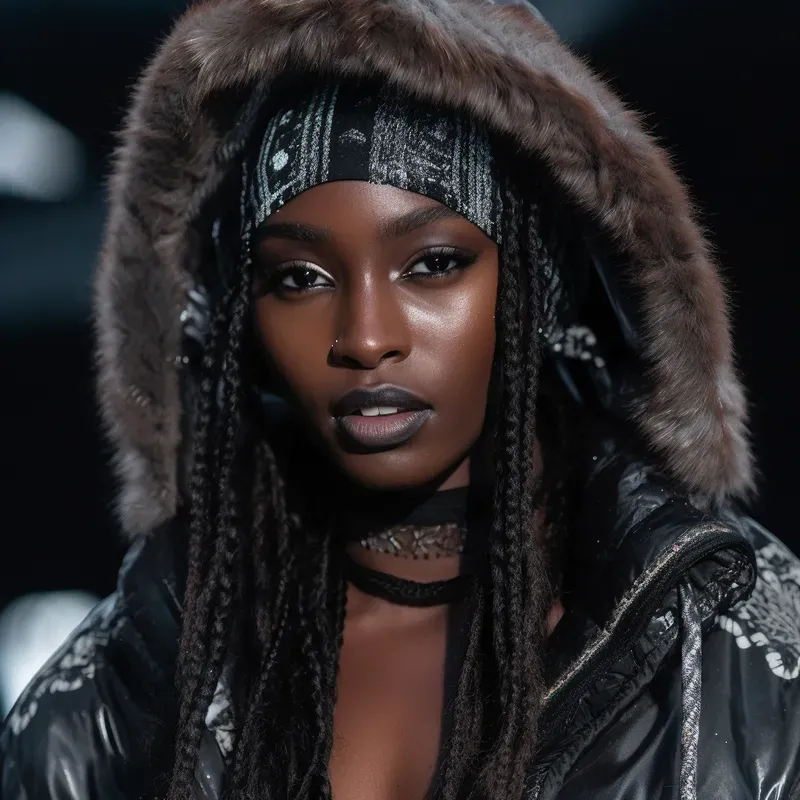 Runway Model Catwalk Fashion Photographs Midjourney Prompt | PromptBase