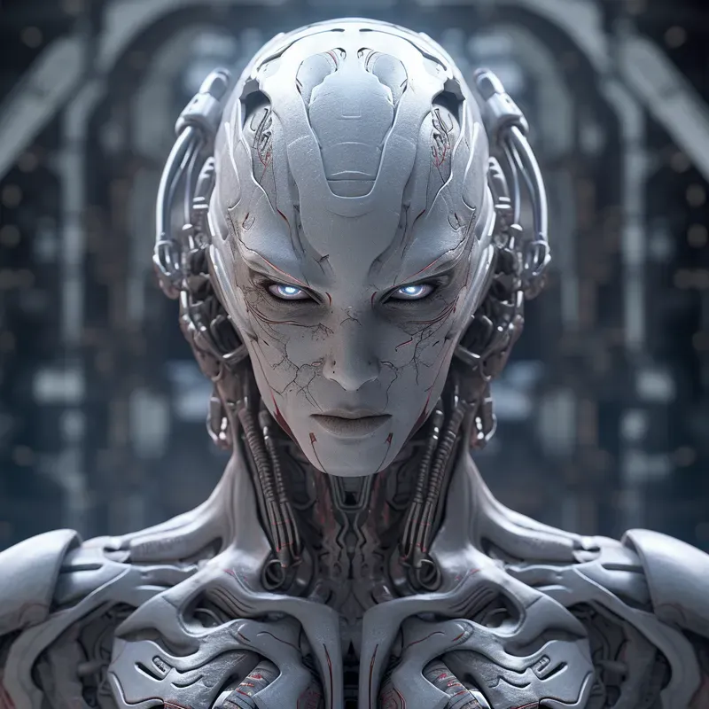 Robot Aliens Futuristic Sci-fi Portraits Midjourney Prompt | PromptBase