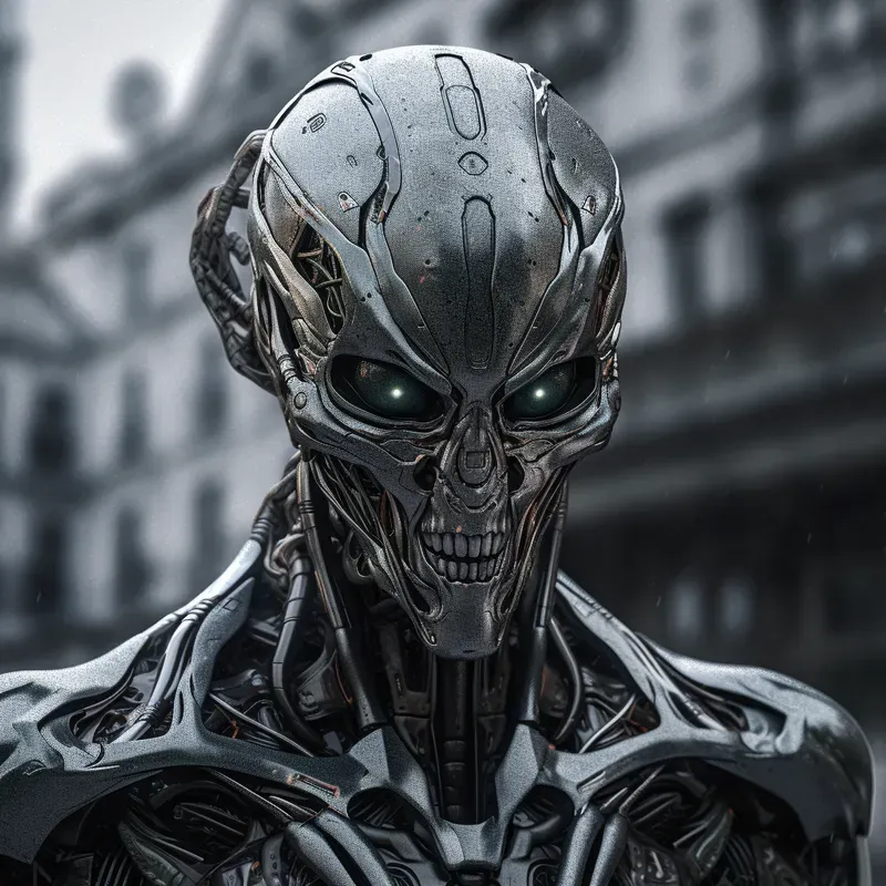 Robot Aliens Futuristic Sci-fi Portraits Midjourney Prompt | PromptBase