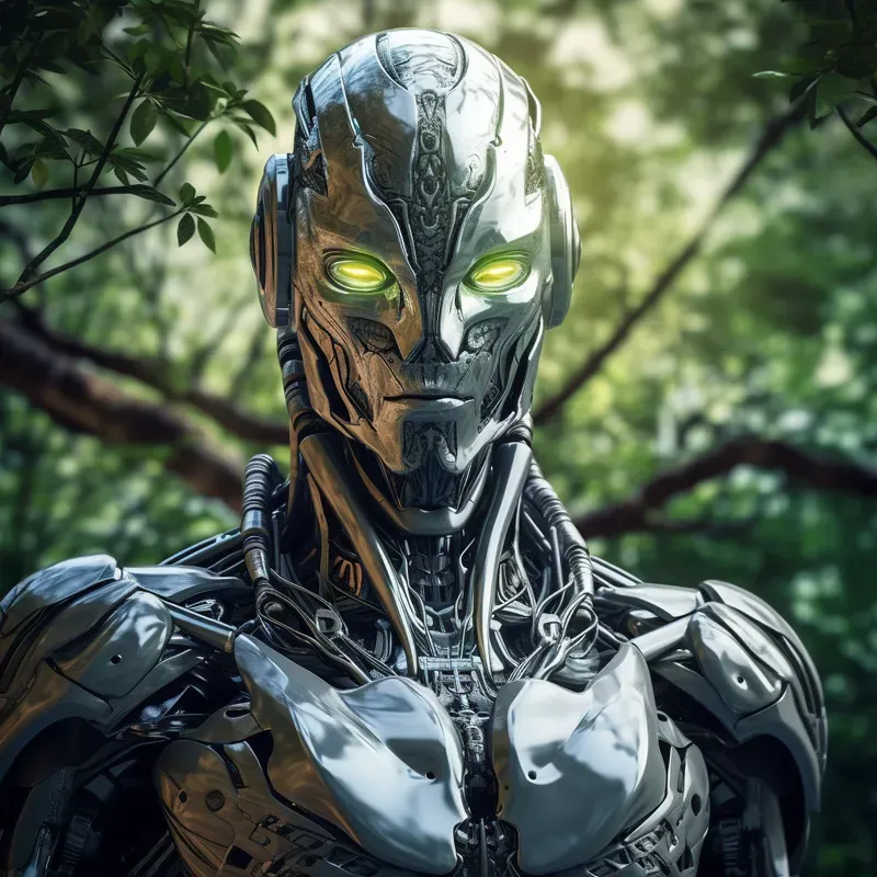 Robot Aliens Futuristic Sci-fi Portraits Midjourney Prompt | PromptBase
