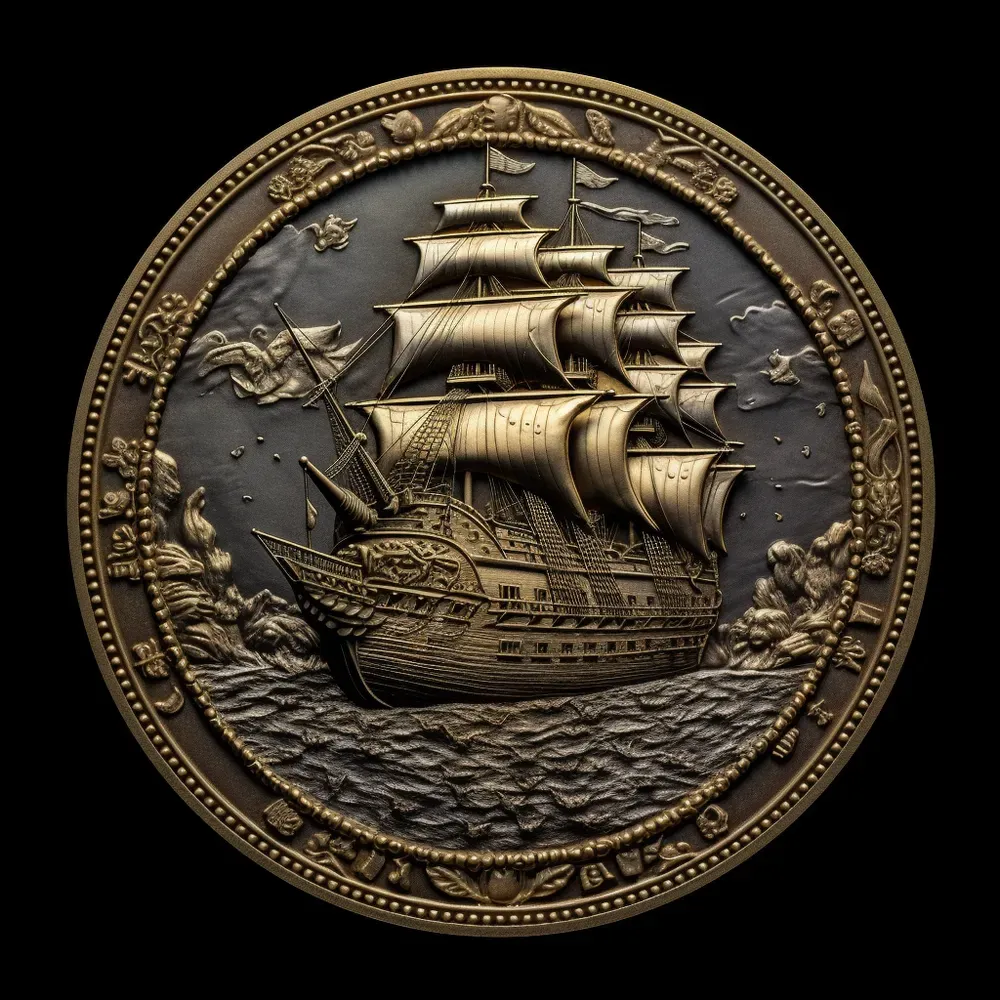 Metal Coins Realistic Currency Money Art Midjourney Prompt | PromptBase