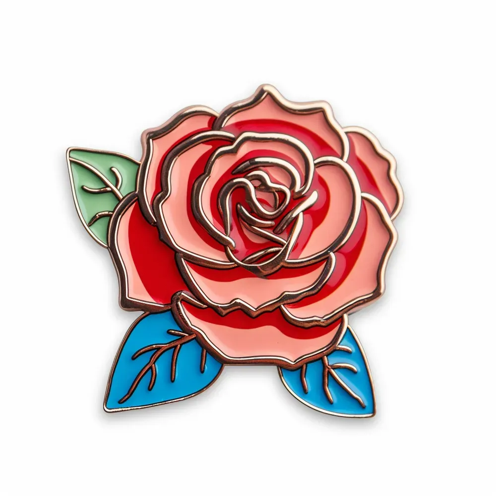 Realistic Enamel Pins Design Photographs Midjourney Prompt | PromptBase