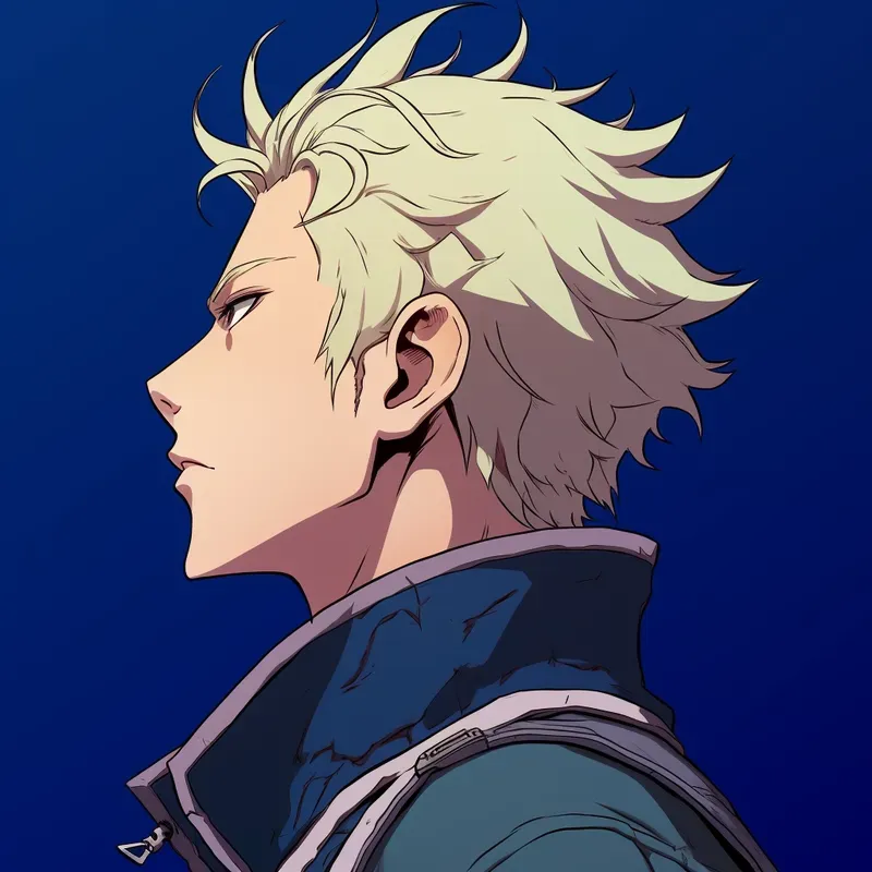 NFT Avatar Anime Side Profile Pictures Midjourney Prompt | PromptBase