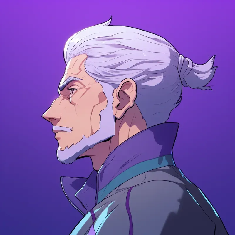 NFT Avatar Anime Side Profile Pictures Midjourney Prompt | PromptBase