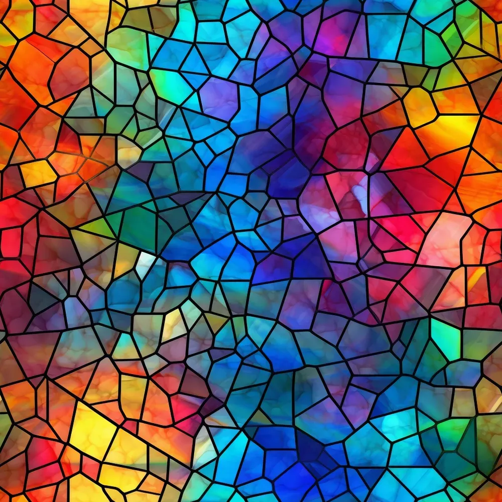 Stained Glass Seamless Patterns Backdrops Midjourney Prompt | PromptBase