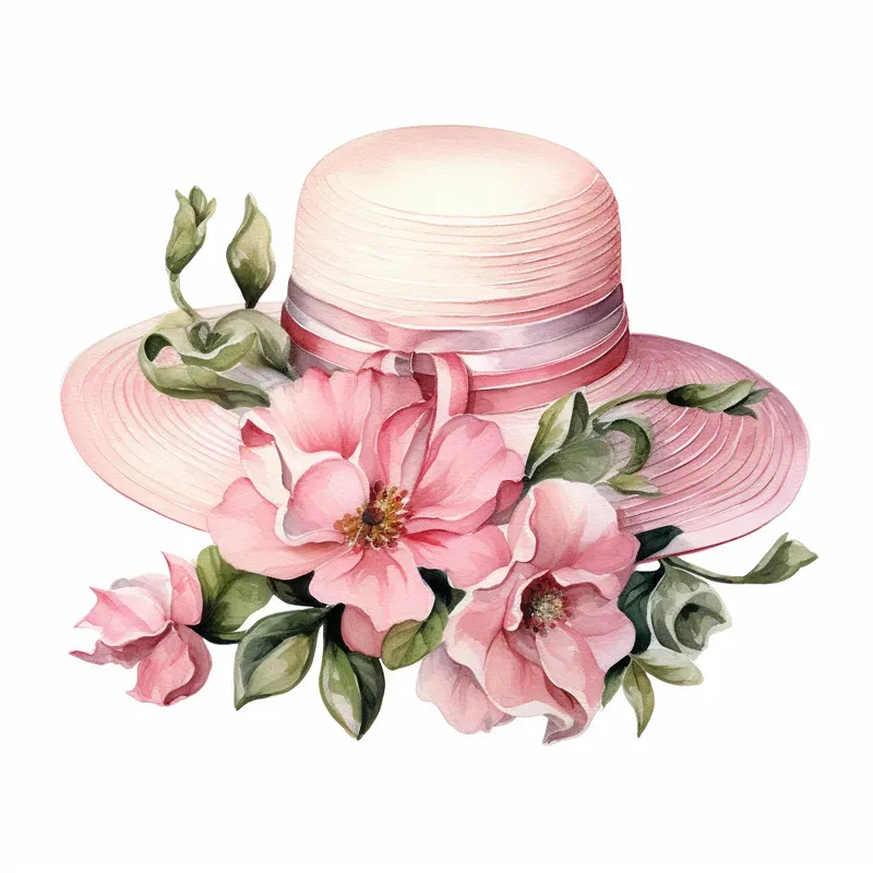 Shabby Chic Watercolor Cliparts Vintage Midjourney Prompt | PromptBase