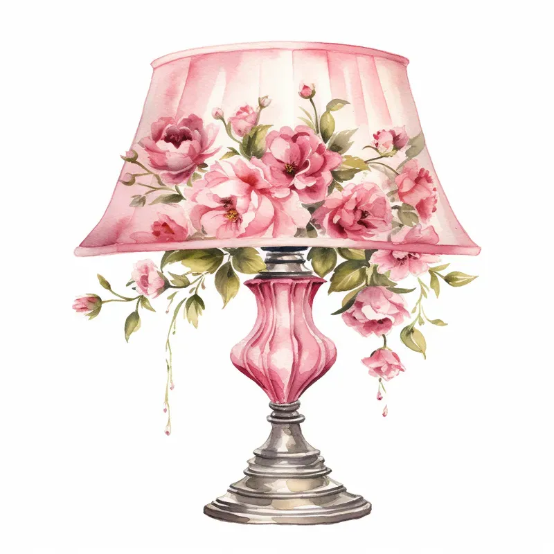 Shabby Chic Watercolor Cliparts Vintage Midjourney Prompt | PromptBase