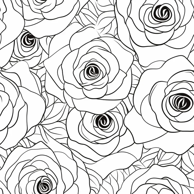 Coloring Book Patterns Seamless Pages Midjourney Prompt | PromptBase