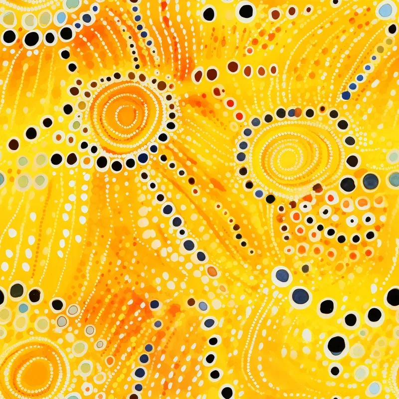 Aboriginal Watercolor Indigenous Patterns Midjourney Prompt | PromptBase