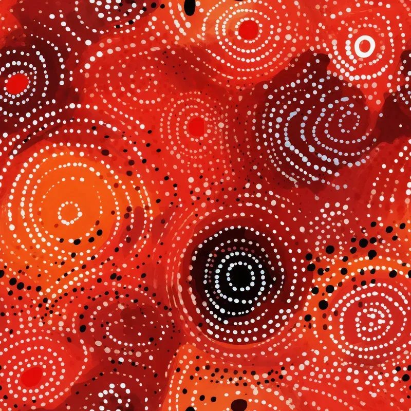 Aboriginal Watercolor Indigenous Patterns Midjourney Prompt | PromptBase