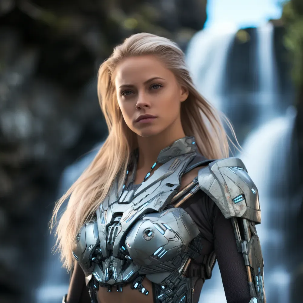 Human Cyborgs Futuristic Sci-fi Portraits Midjourney Prompt | PromptBase