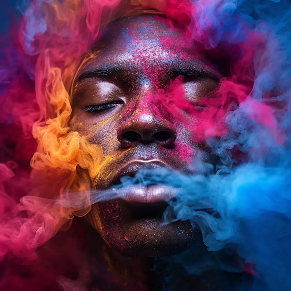 Smoke Bomb Portraits Stock Photos Images Midjourney Prompt | PromptBase