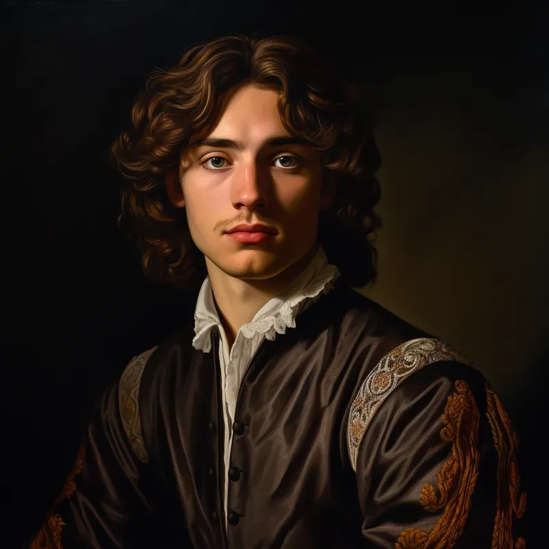 Baroque Oil Paintings Portraits Artworks Midjourney Prompt | PromptBase