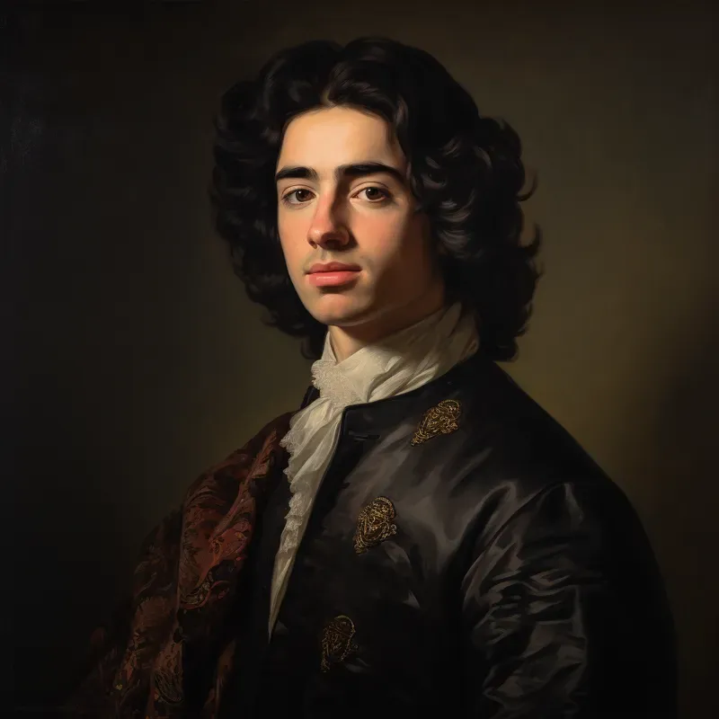 Baroque Oil Paintings Portraits Artworks Midjourney Prompt | PromptBase