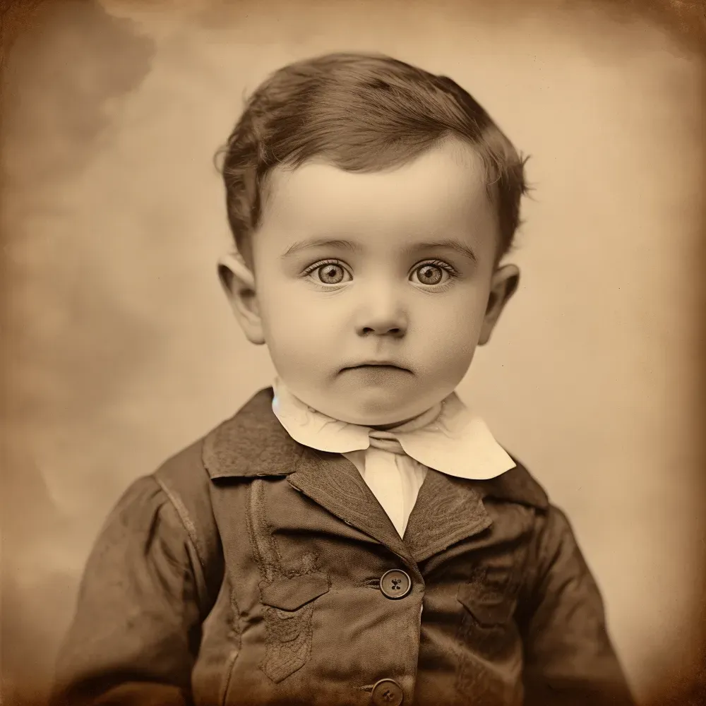 Sepia Portraits Vintage Photos Retro Art Midjourney Prompt | PromptBase