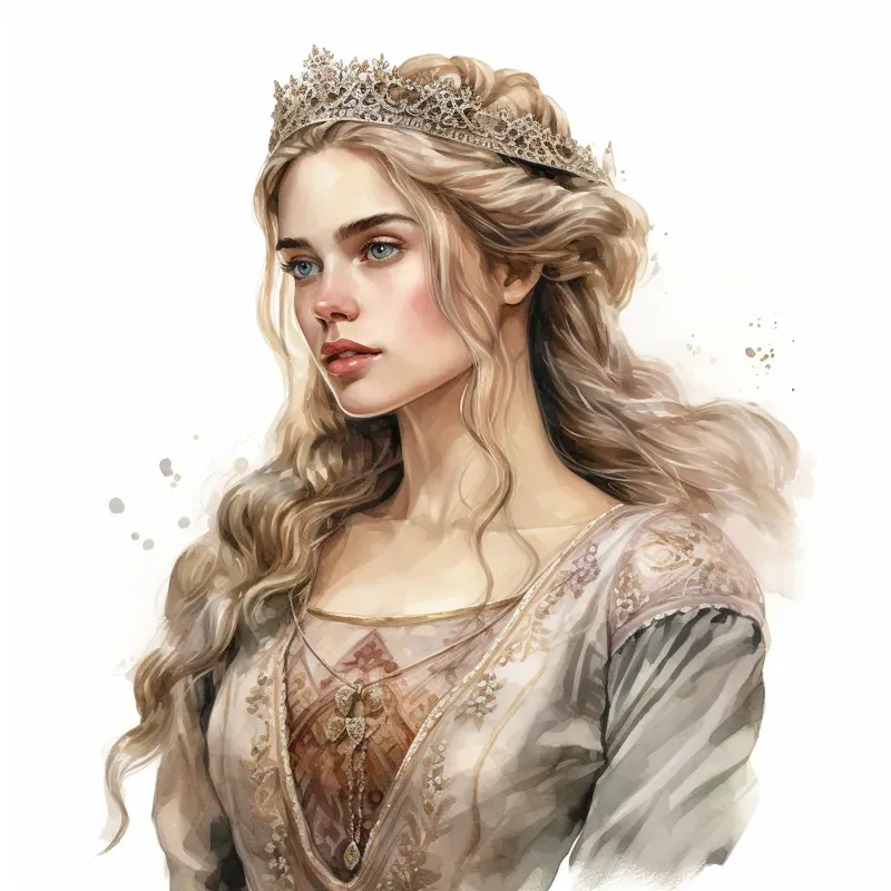 Medieval Watercolor Clipart Illustrations Midjourney Prompt | PromptBase