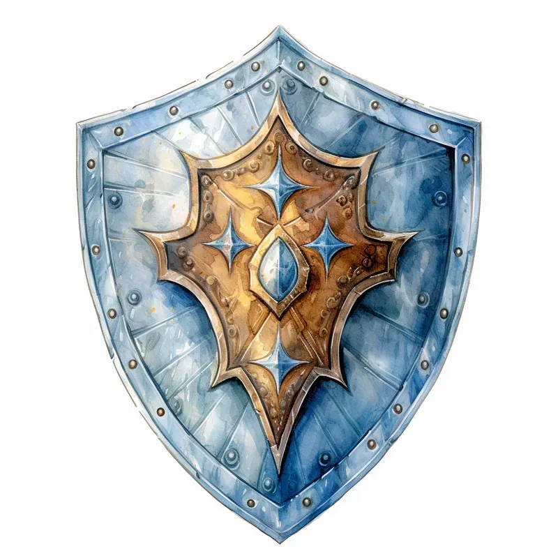 Medieval Watercolor Clipart Illustrations Midjourney Prompt | PromptBase