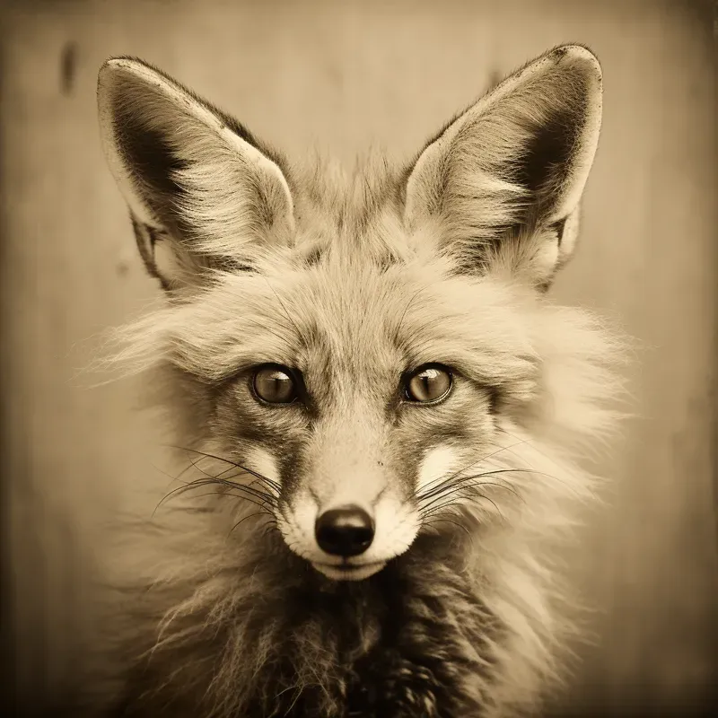 Sepia Animal Portraits Retro Photographs Midjourney Prompt | PromptBase