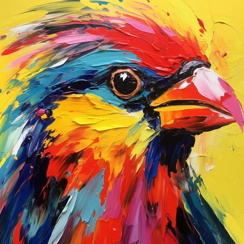 Fauvism Animal Portraits Oil Paintings Midjourney Prompt | PromptBase