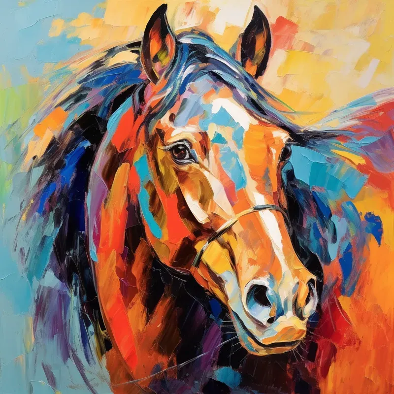 Fauvism Animal Portraits Oil Paintings Midjourney Prompt | PromptBase