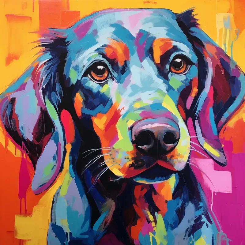 Fauvism Animal Portraits Oil Paintings Midjourney Prompt | PromptBase