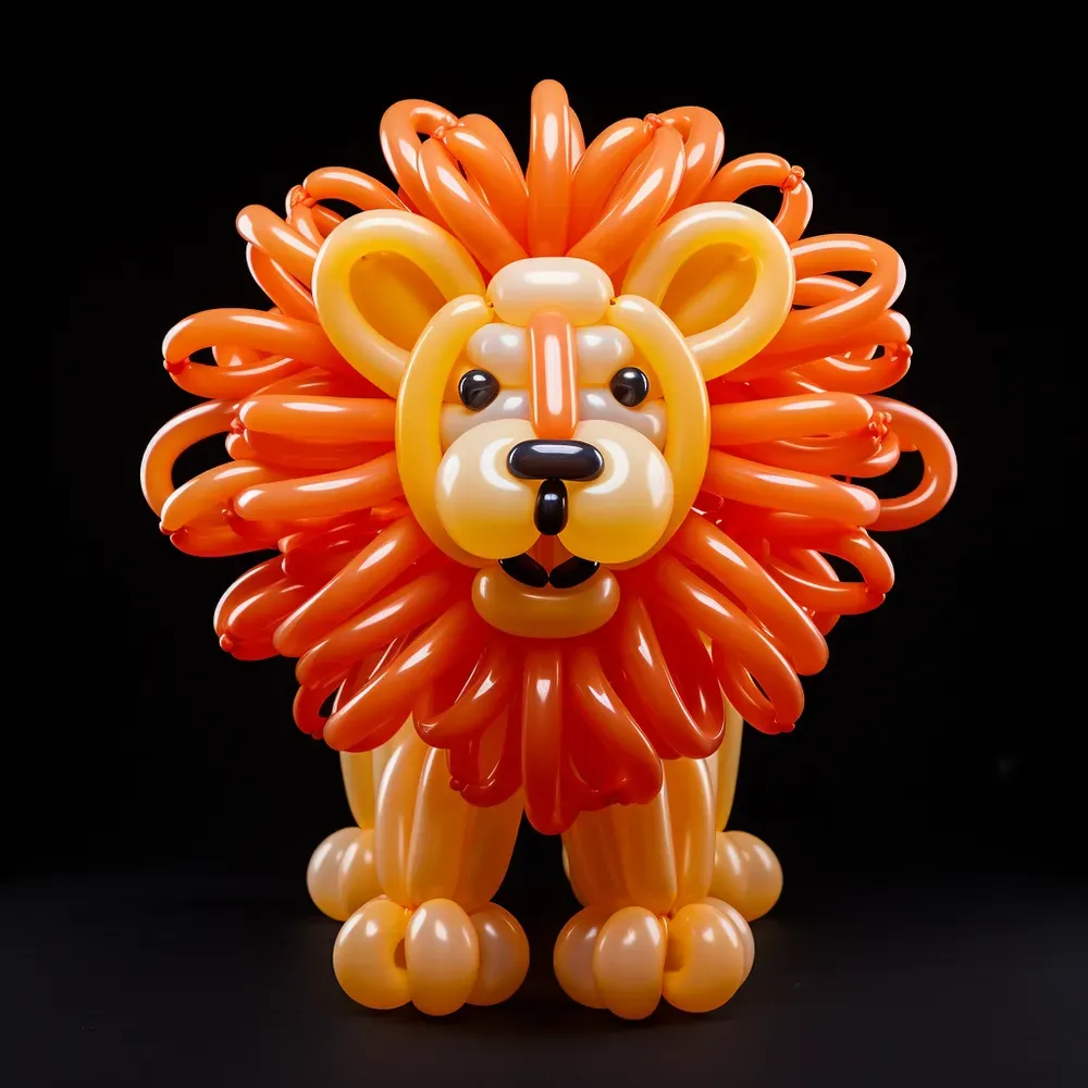 Balloon Animal Portraits Sculptures Art Midjourney Prompt | PromptBase