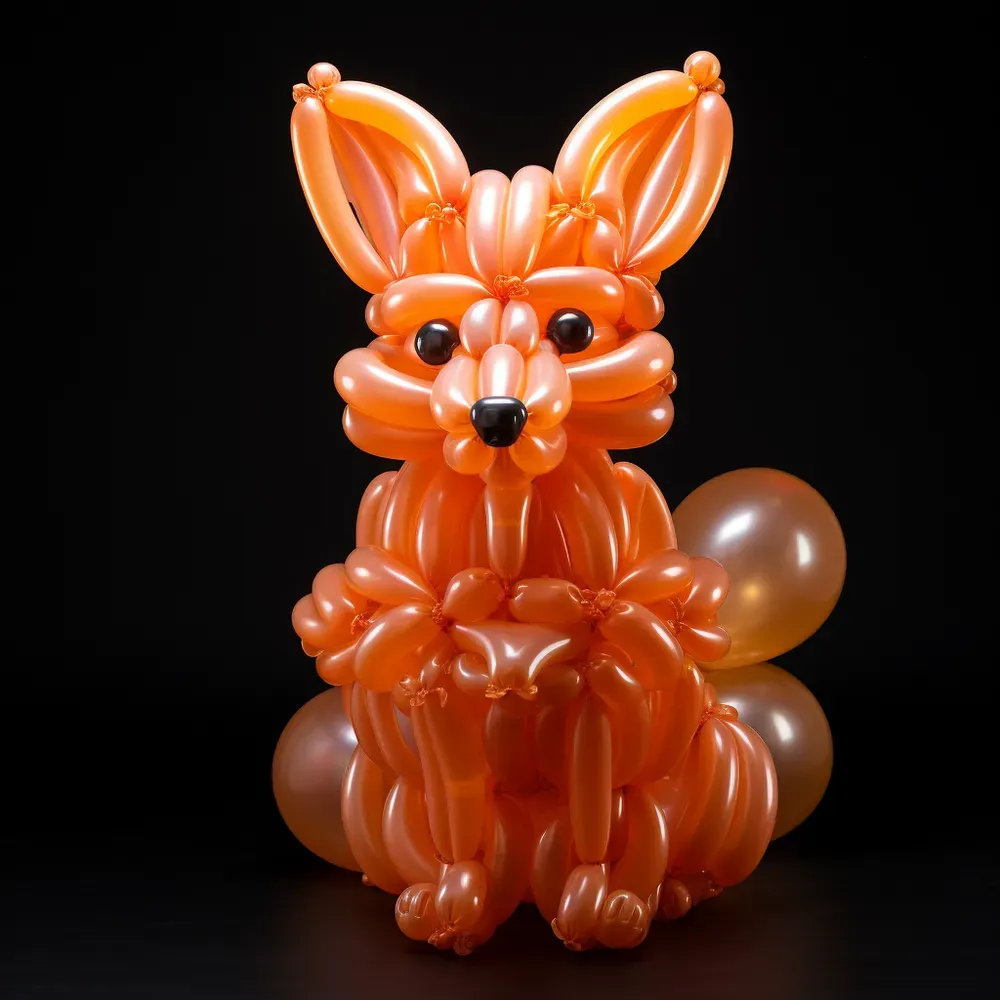 Balloon Animal Portraits Sculptures Art Midjourney Prompt | PromptBase