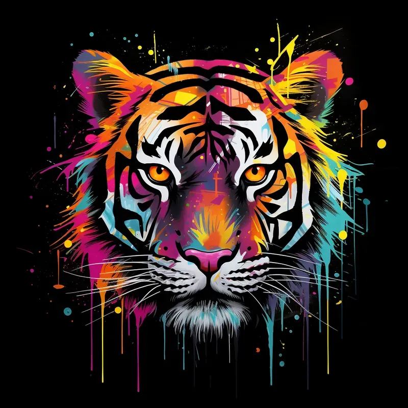 Graffiti Animal Spray Paint Abstract Art Midjourney Prompt | PromptBase