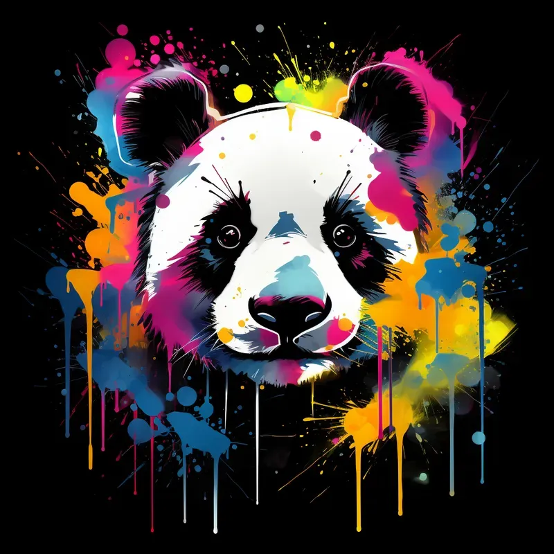 Graffiti Animal Spray Paint Abstract Art Midjourney Prompt | PromptBase