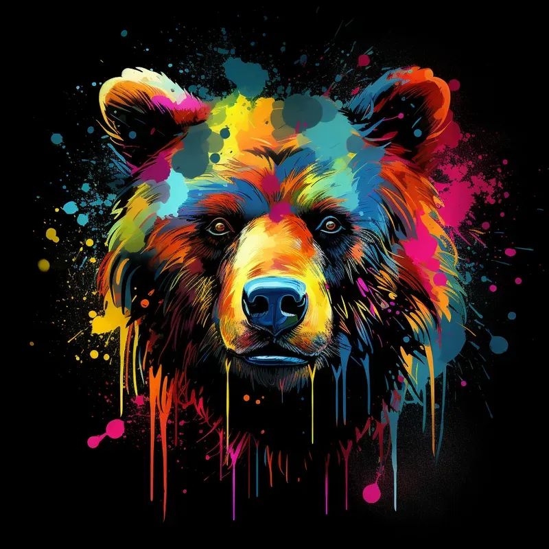 Graffiti Animal Spray Paint Abstract Art Midjourney Prompt | PromptBase