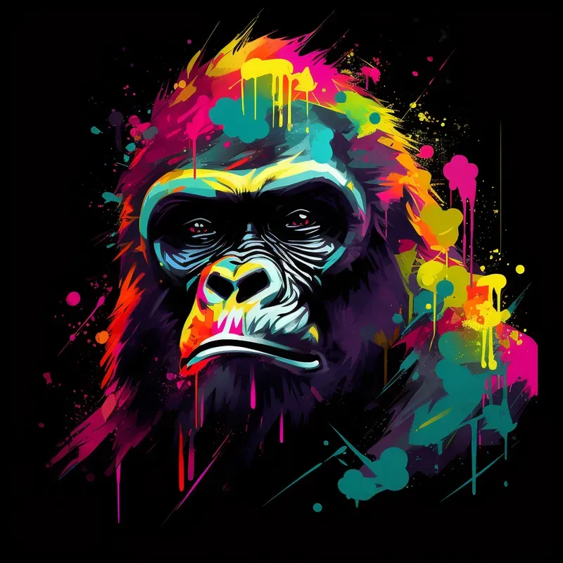 Graffiti Animal Spray Paint Abstract Art Midjourney Prompt | PromptBase