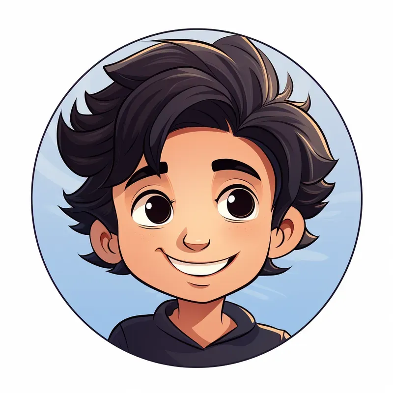 Cartoon Profile Pictures Circular Avatars Midjourney Prompt | PromptBase