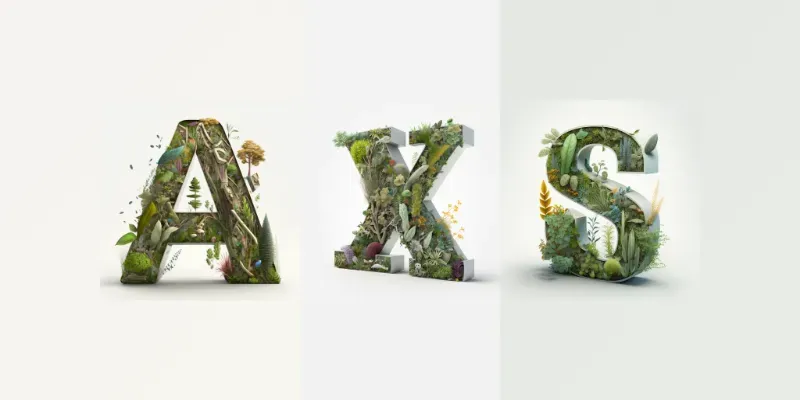 3D Ecosystem Letters Midjourney Prompt | PromptBase