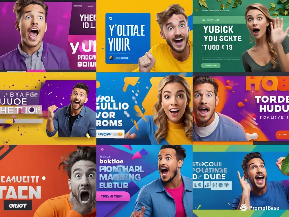 Shocking YouTube Thumbnail Mockups Leonardo Ai Prompt | PromptBase