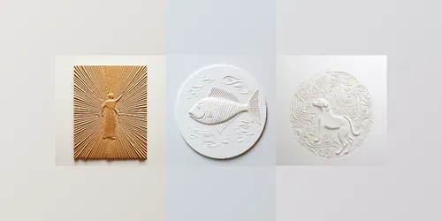 Paper Mache Logos Midjourney Prompt | PromptBase