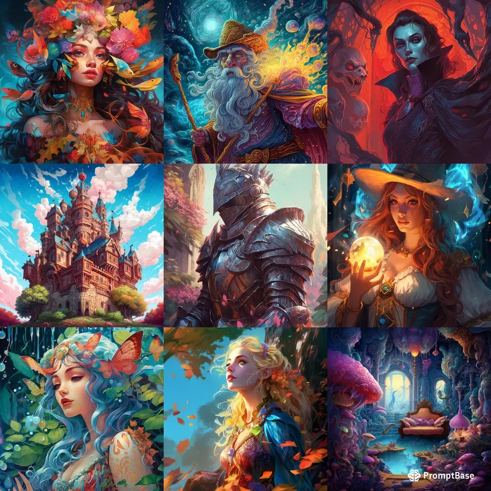 Fantasy Realism Illustrations Midjourney Prompt | PromptBase