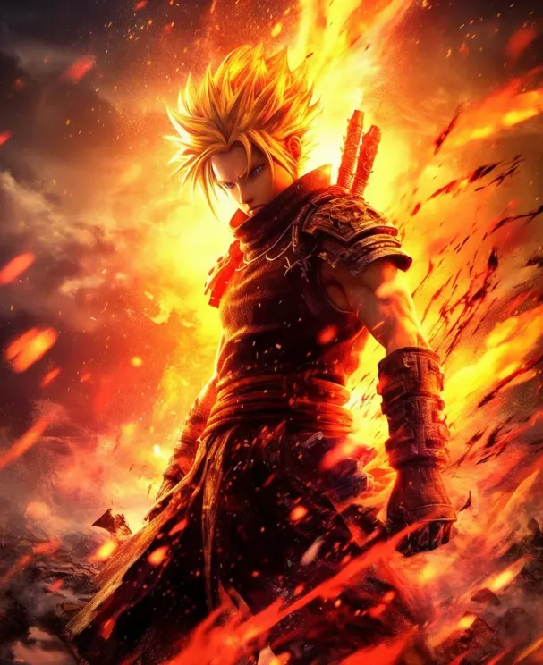 Anime Fire Gods Midjourney Prompt | PromptBase