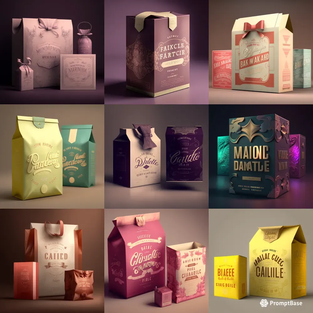 Product Package Design Mockups Midjourney Prompt | PromptBase