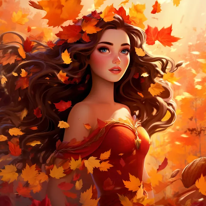 Disney Princesses By Seasons Midjourney Prompt | PromptBase