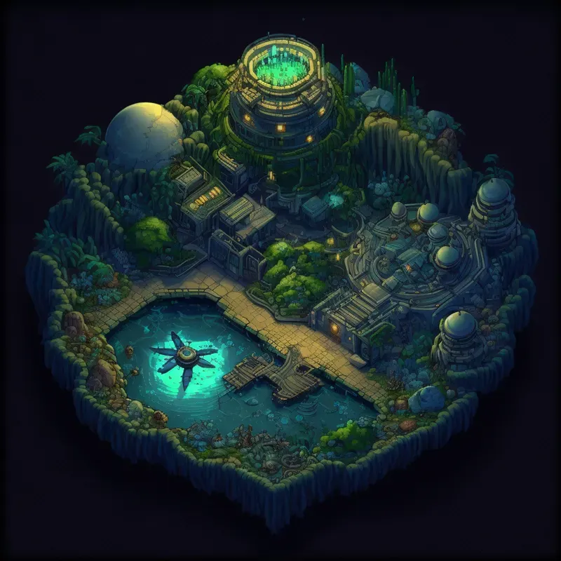 Overworld Maps Midjourney Prompt | PromptBase