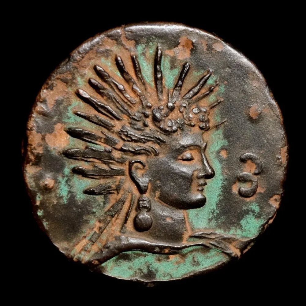 Oxidized Copper Coins Midjourney Prompt | PromptBase