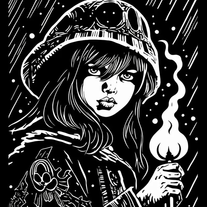 Old School Renaissance DnD Illustrations Midjourney Prompt | PromptBase